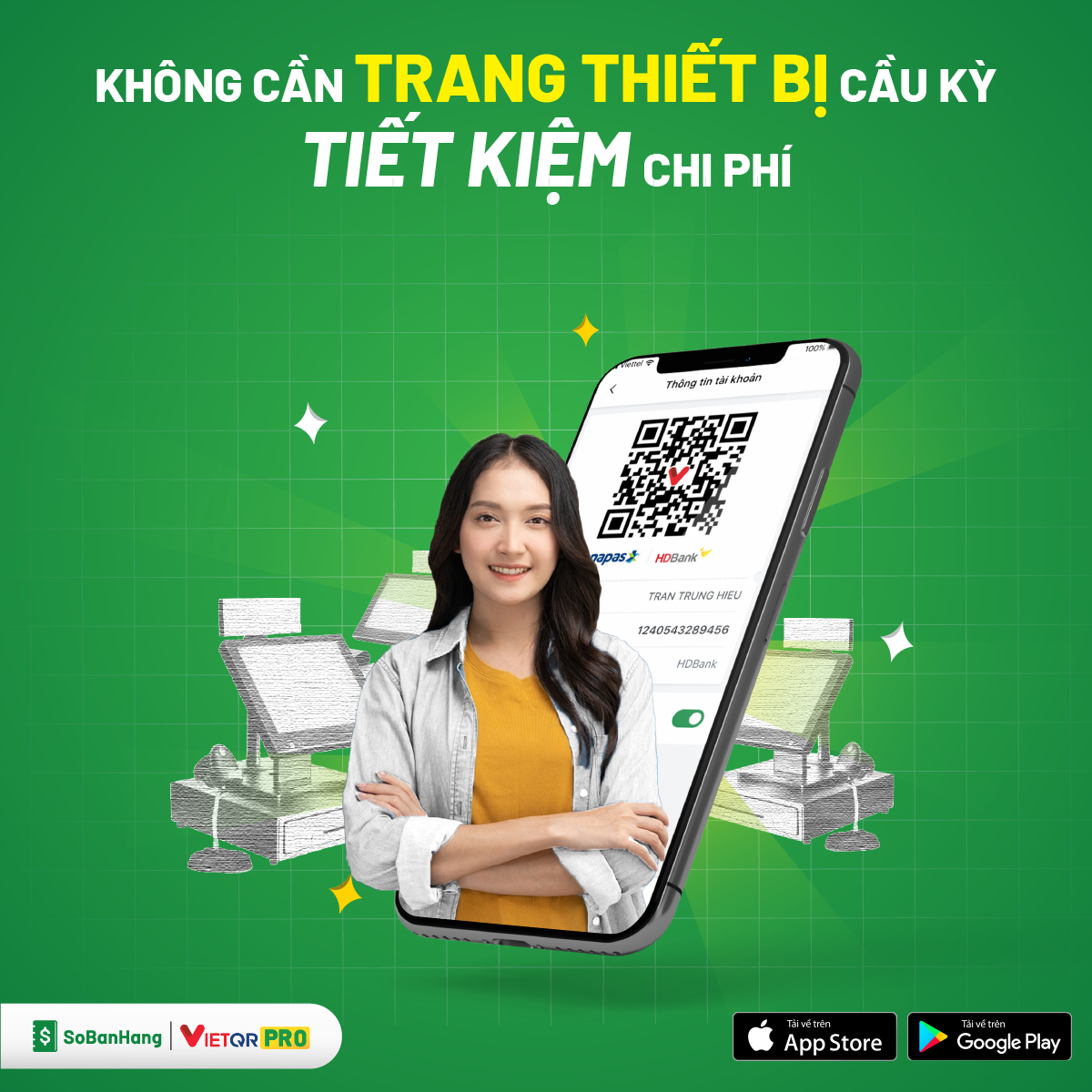 VietQR Pro cùng 7 ĐẶC QUYỀN thanh toán trên Sổ Bán Hàng
