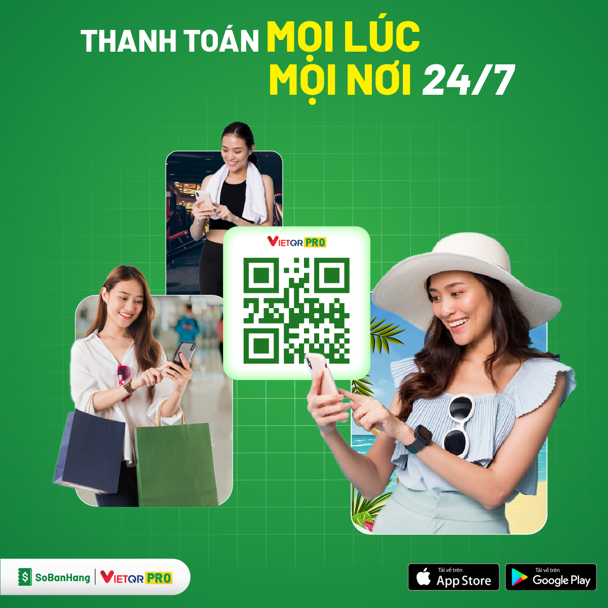 VietQR Pro cùng 7 ĐẶC QUYỀN thanh toán trên Sổ Bán Hàng